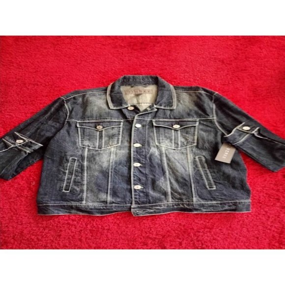 Decree | Jackets & Coats | New Decree Blue White Washed Denim Jean ...
